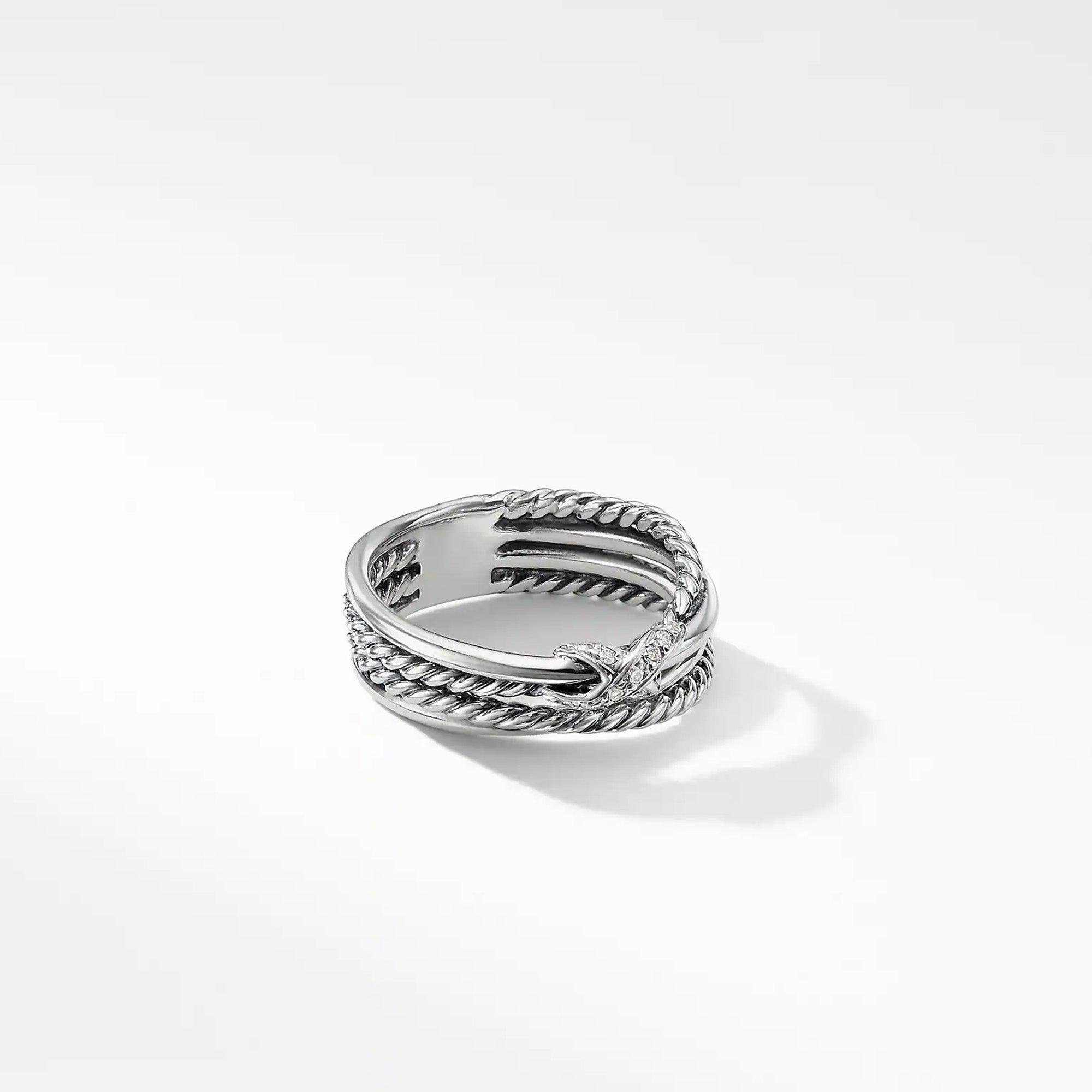 STERLING SILVER DIAMON RING